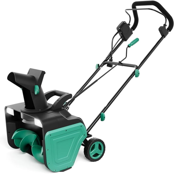 20-Inch Electric Snow Blower, 1800W Brushless Corded Snow Thrower with ...