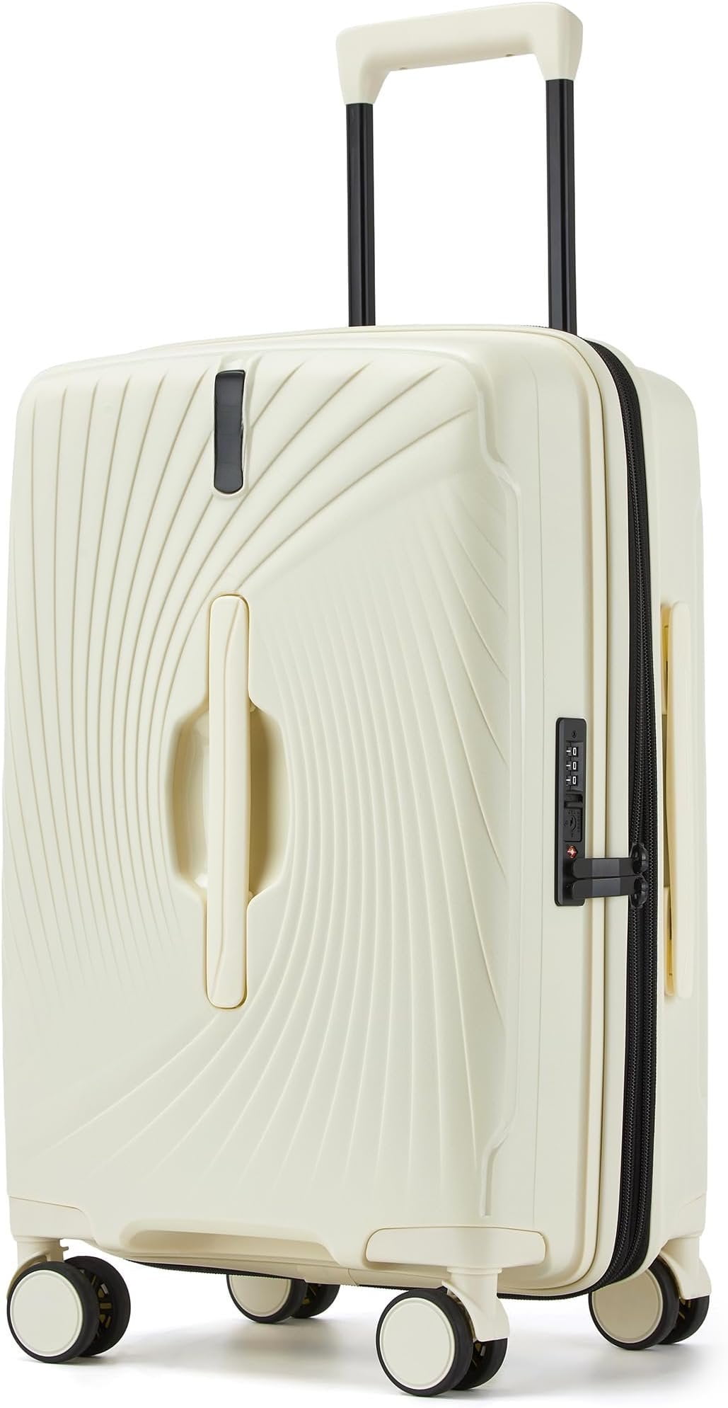 20 Inch Expandable Carry Luggage, Hardside Lightweight Spinner Suitcase ...