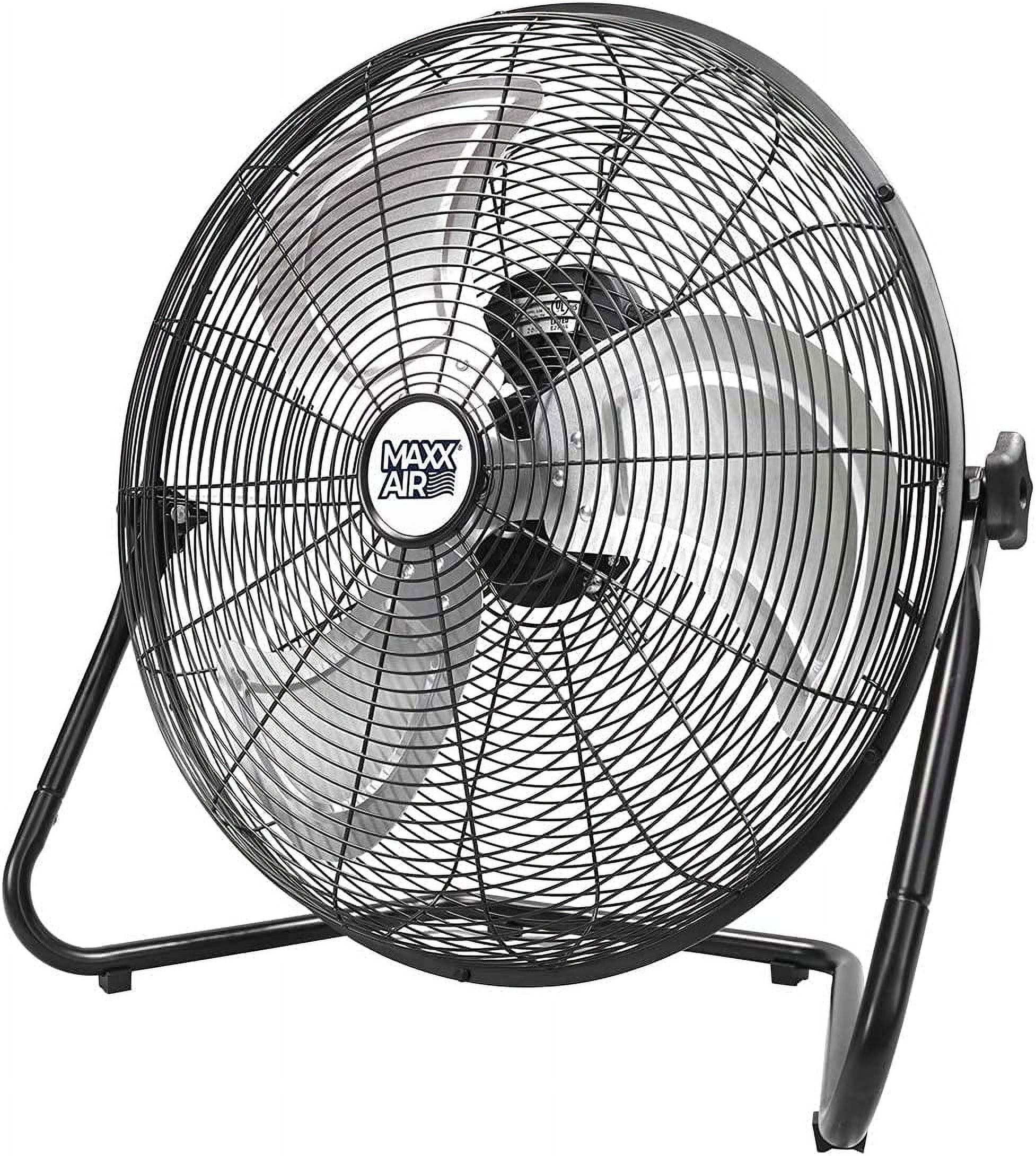20 Inch Fan, High Velocity Floor Fan with 2250 CFM, 3-Speed Metal Floor ...