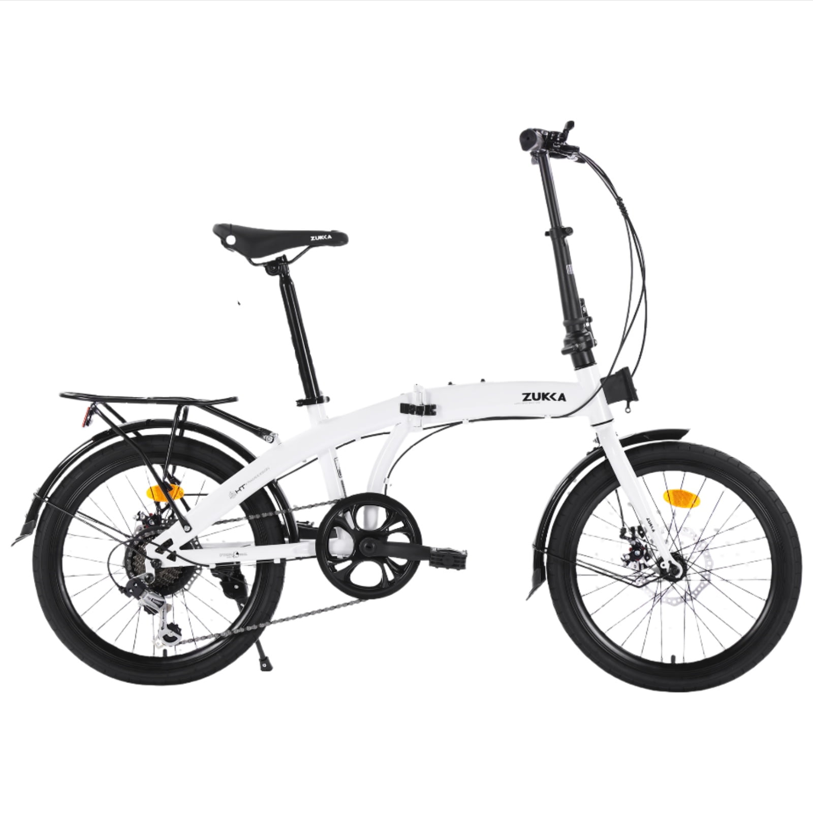 20 Inch Folding Bike, Portable Commuter Bikes with Adjustable Seat And ...