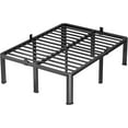 20 Inch Full 3500 lbs Bed Frame with Round-Corner & Anti-Squeak Design ...