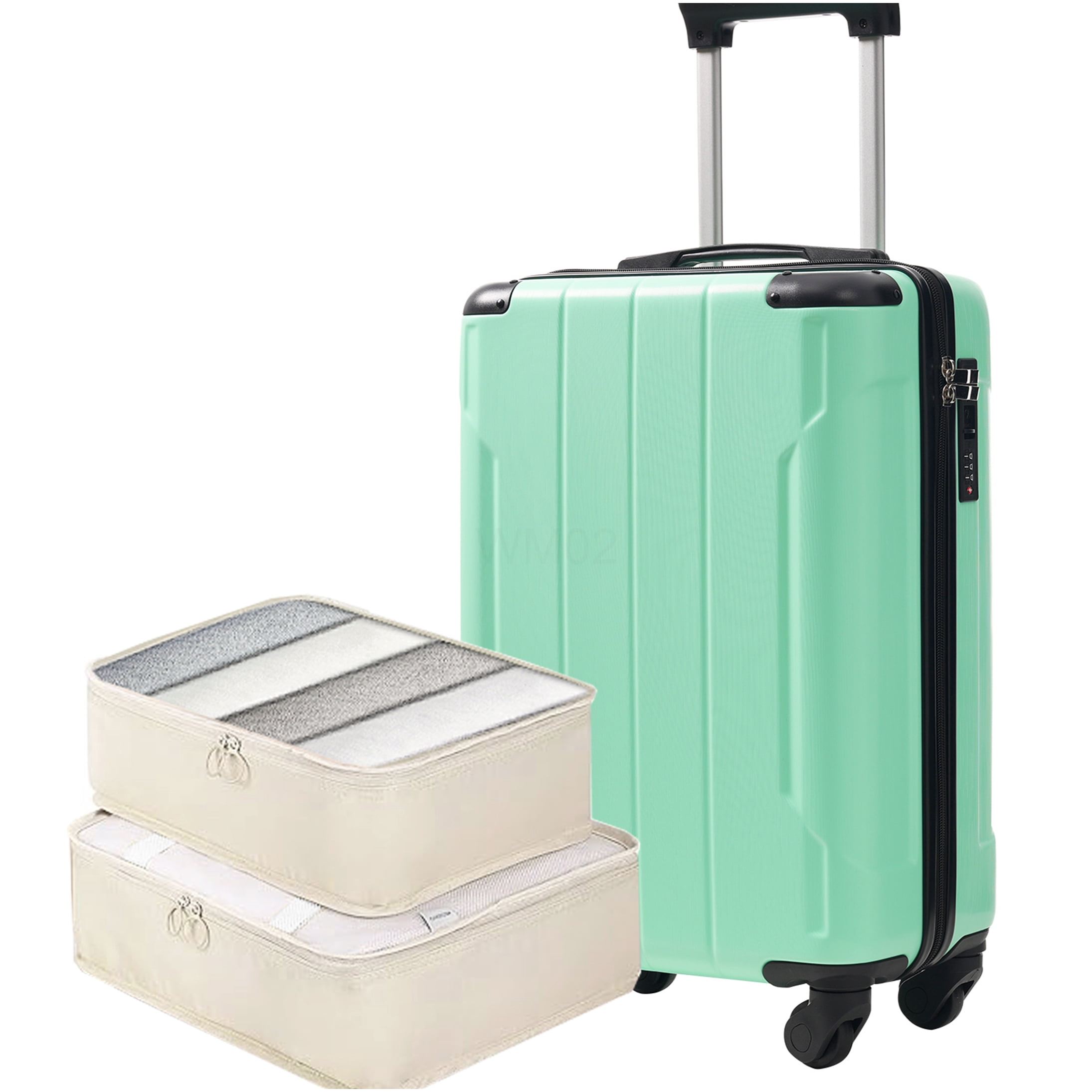 20 Inch Habshell Carry On Suitcase with Spinner Wheels, TSA Lock ...