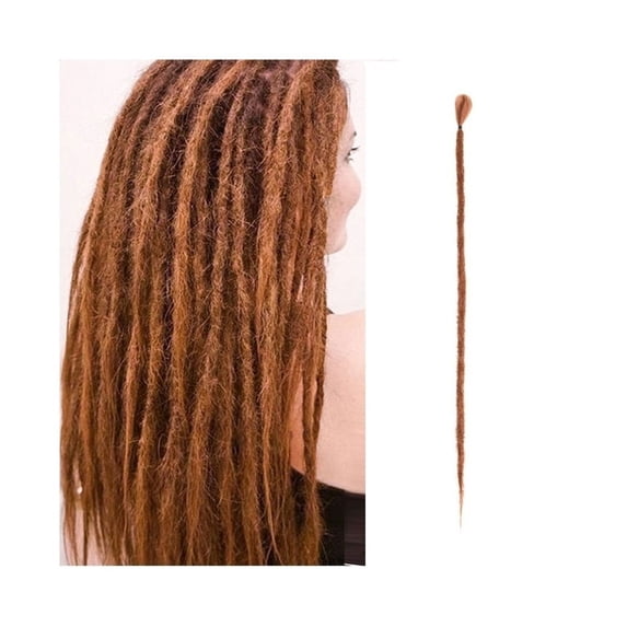 20 Inch Handmade Dreadlocks Extensions 5 Strands Synthetic Dreads Locks ...