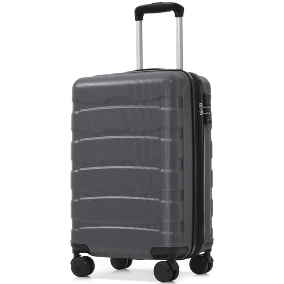 20 Inch Hardshell ABS Carry on Luggage Expandable Spinner Wheel ...