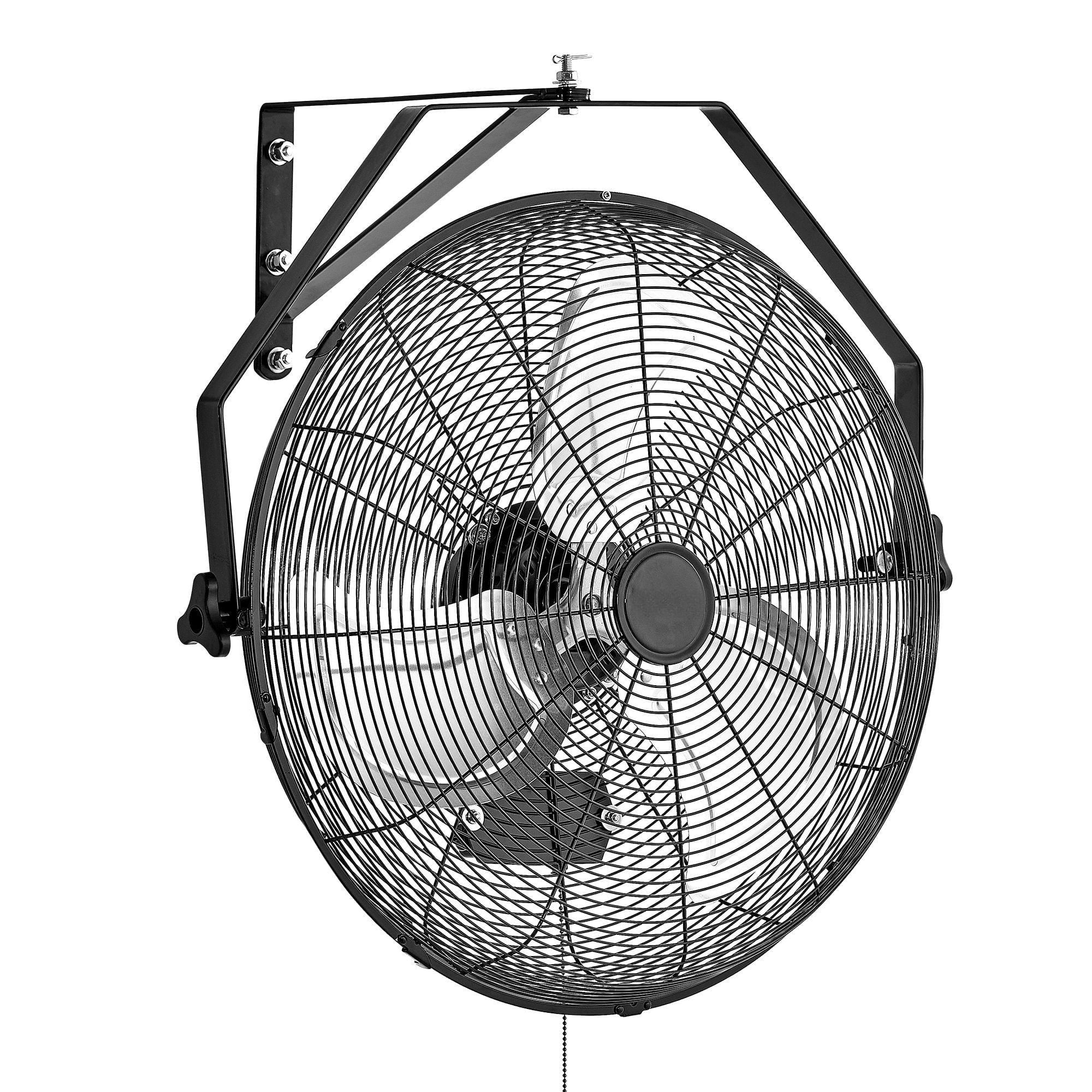 20 Inch Heavy-Duty Wall Mount Fan, 3-Speed 4650 CFM for Garage Workshop ...