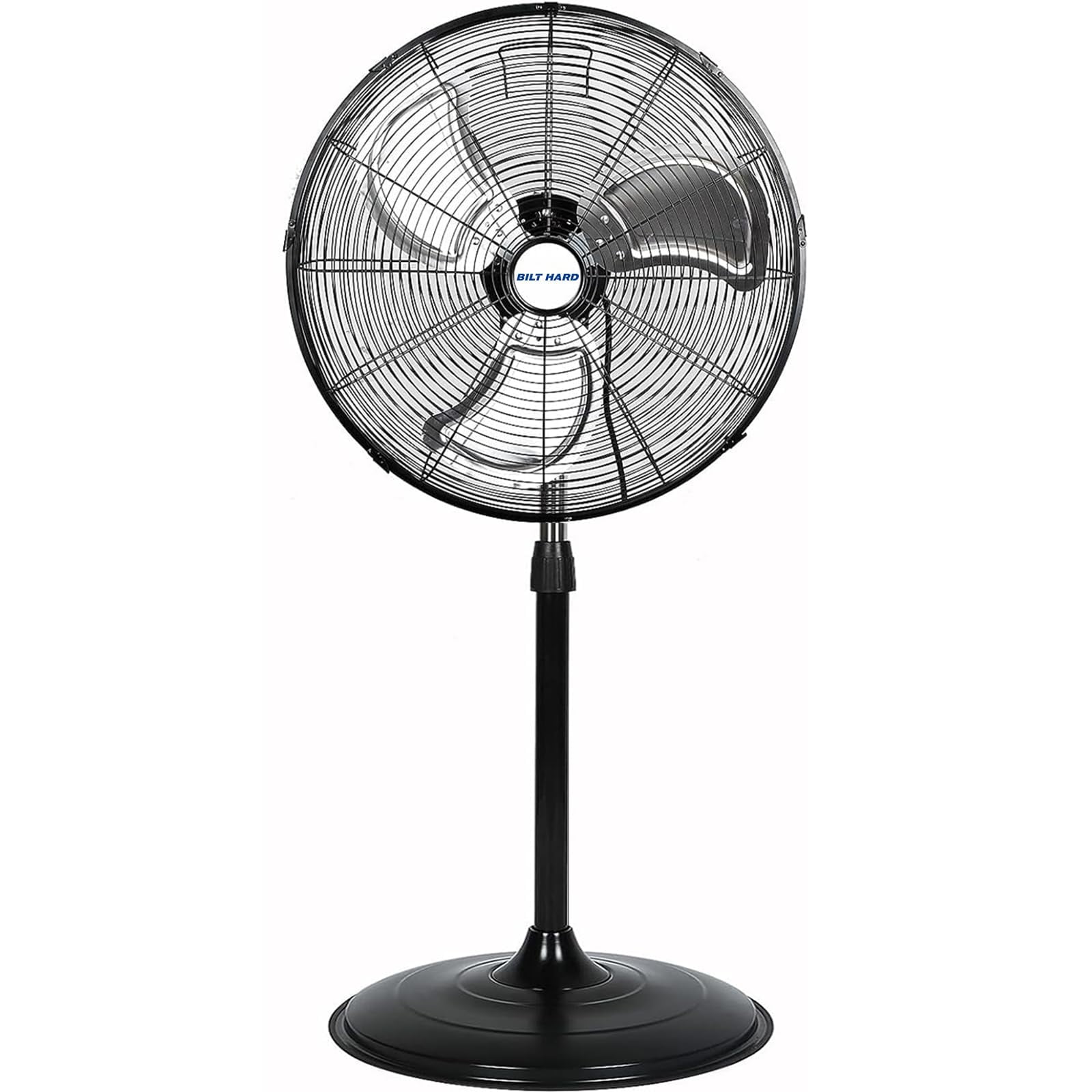 20 Inch High Velocity Industrial Pedestal Fan, 5200 CFM Heavy Duty ...