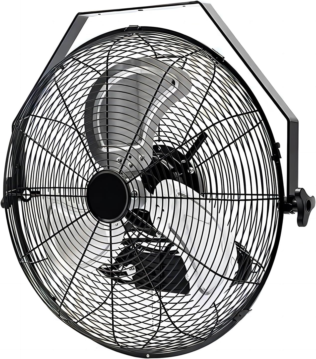 20 Inch High Velocity Industrial Wall Fan - 3 Speed - 6 Ft Cord ...