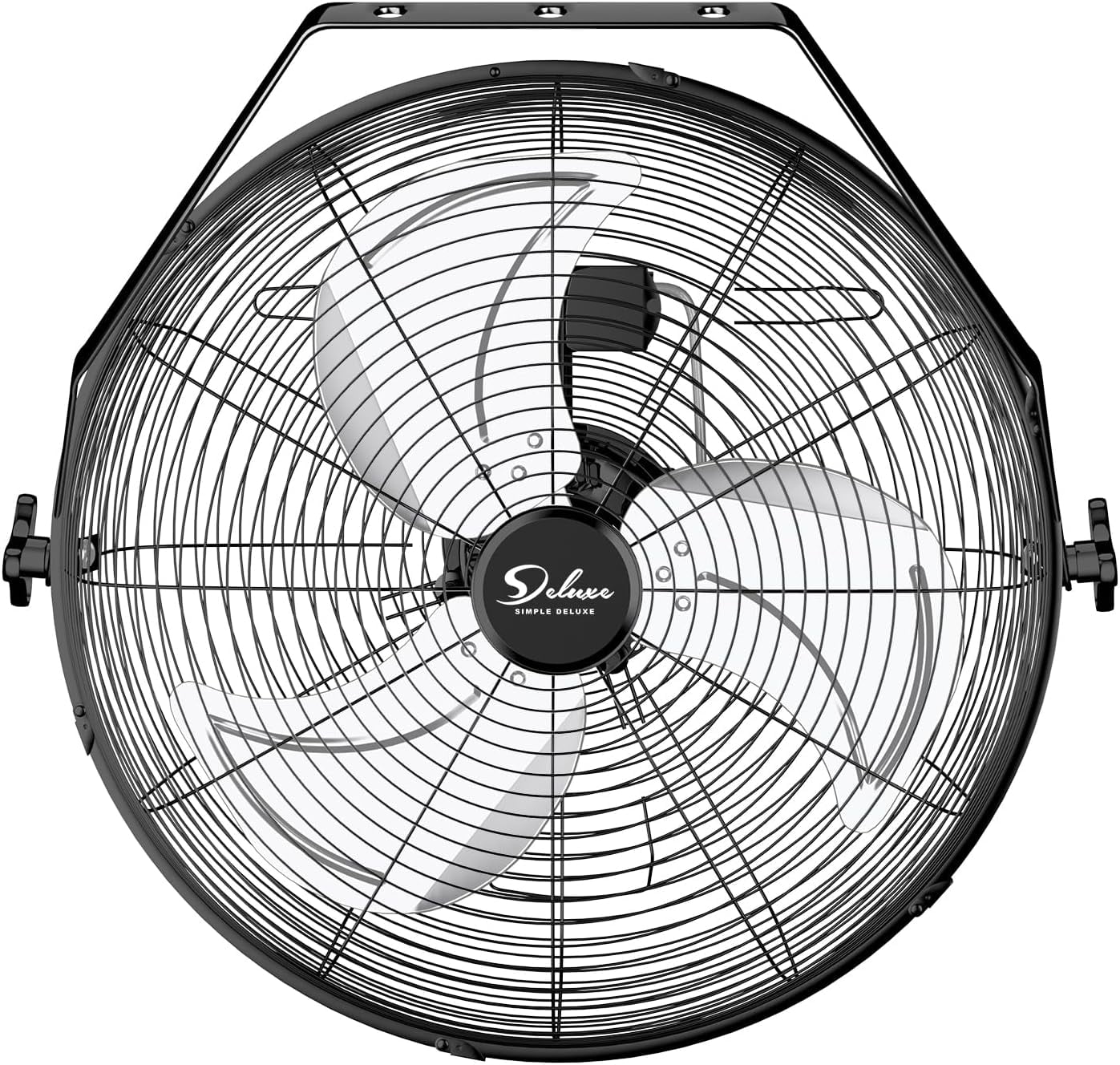 20 Inch Industrial Wall Mount Fan, 3 Speed Metal Fan for Warehouse ...