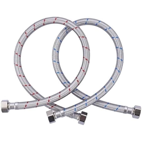 20-Inch Length Faucet Hose Connector,Braided Stainless Steel Supply ...