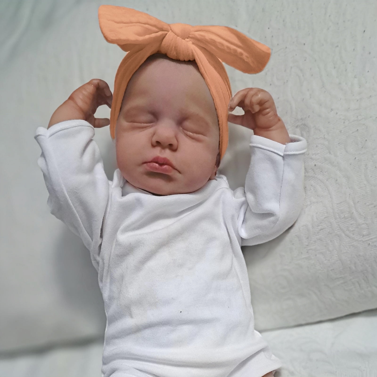 20 Inch Lifelike Reborn Baby Doll - Hand Painted Face, Detailed ...