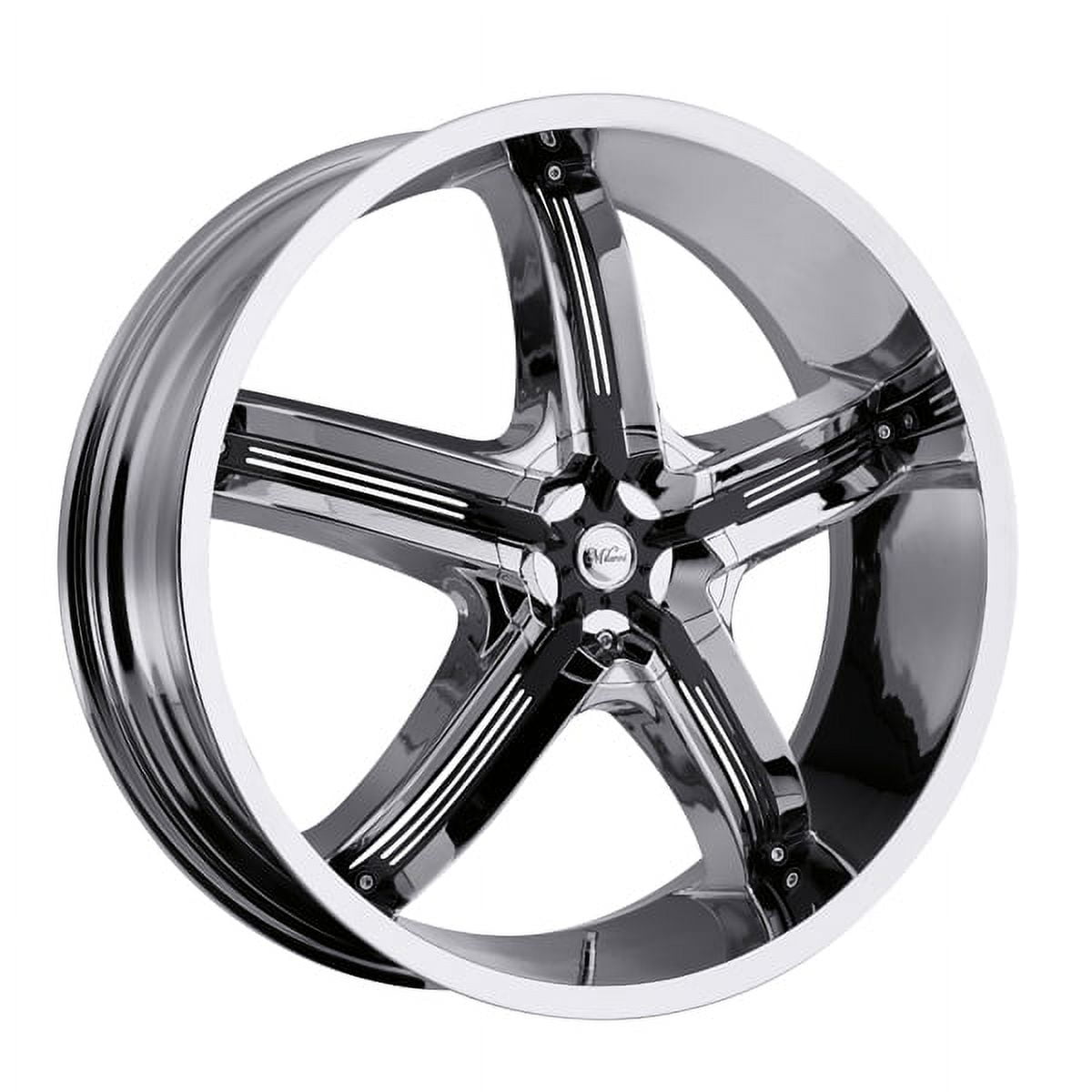 20" Inch Milanni 459 Bel-Air 5 20x8 5x110/5x115 +38mm Chrome/Black ...
