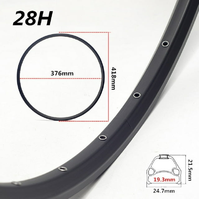 20 Inch Mountain Bike Wheel Rim 24/28/32/36 Hole Double Disc Wheel Rim ...