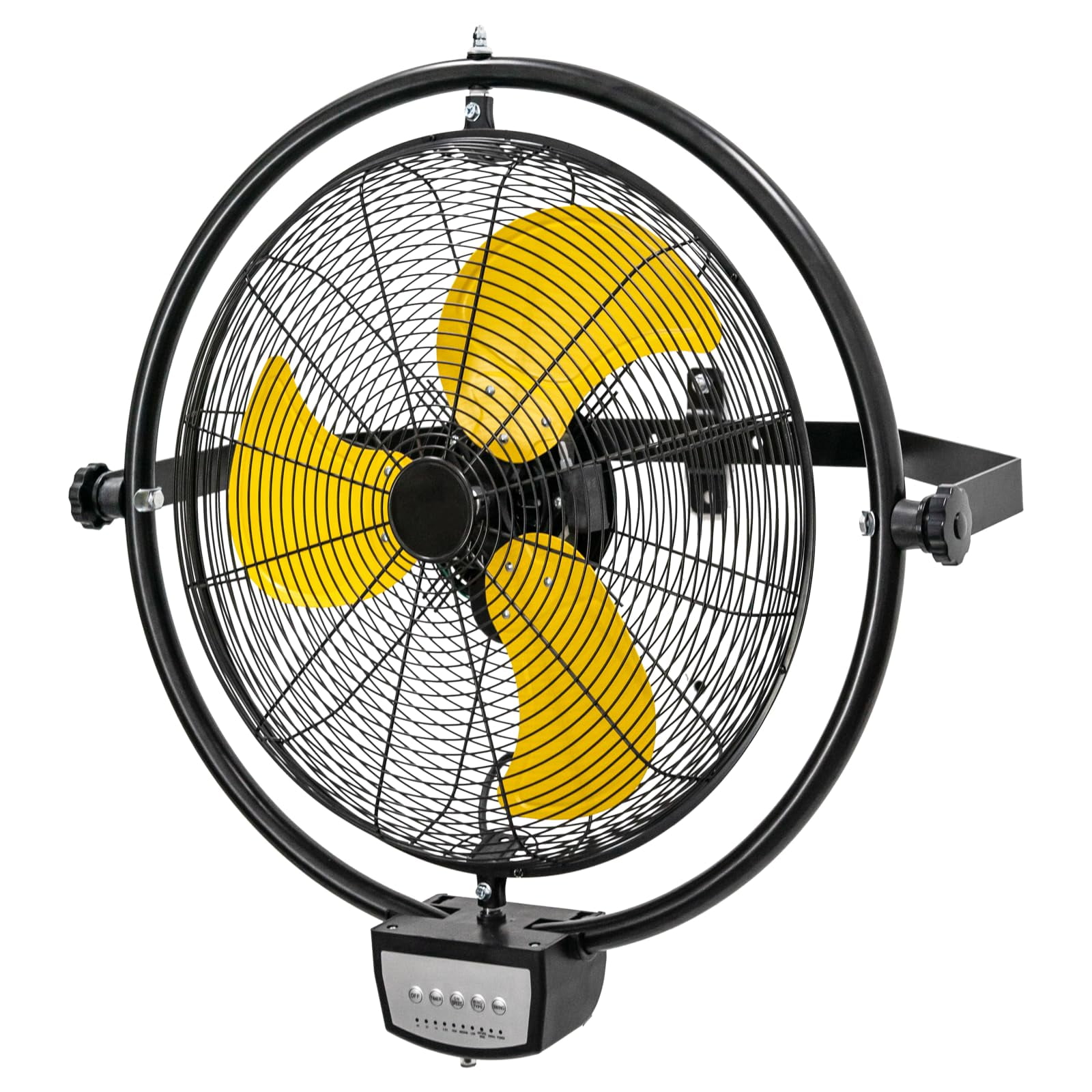 20-Inch Orbital Wall-Mounted Fan, 5000 CFM, 1/5HP Motor, Manual ...