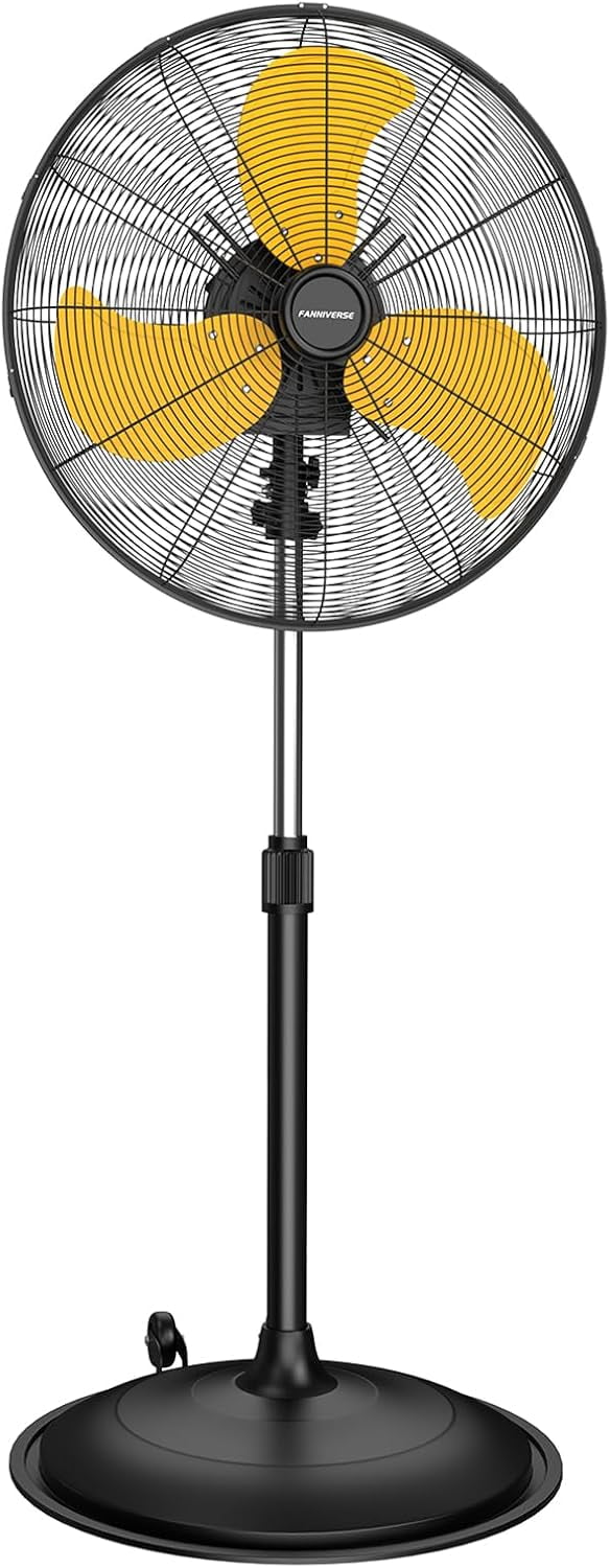 20 Inch Oscillating Pedestal Fan Pro Series, 3 Speed 5000 CFM High ...