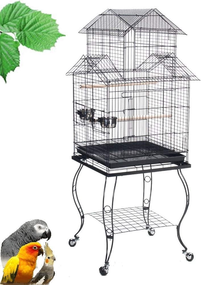 20-Inch Pagoda Roof Top Parrot Lovebird Cockatiel Cockatiels Parakeets ...