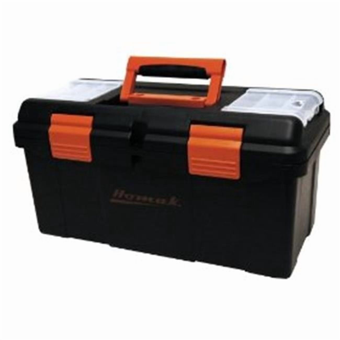 20 Inch Plastic Tool box with Tray and Dividers - Walmart.com