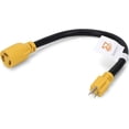 20-Inch Power Adapter Cord, 15A 5-15P Male to 30A L5-30R Female ...