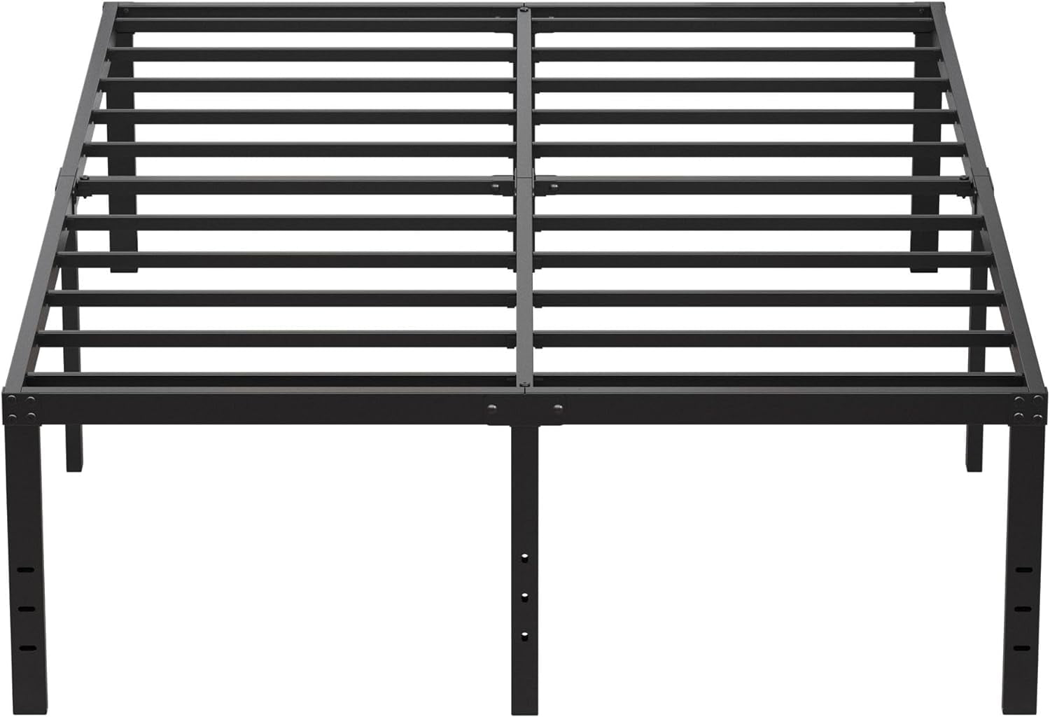 20 Inch Queen Bed Frame No Box Spring Needed Heavy Duty Metal Tall ...