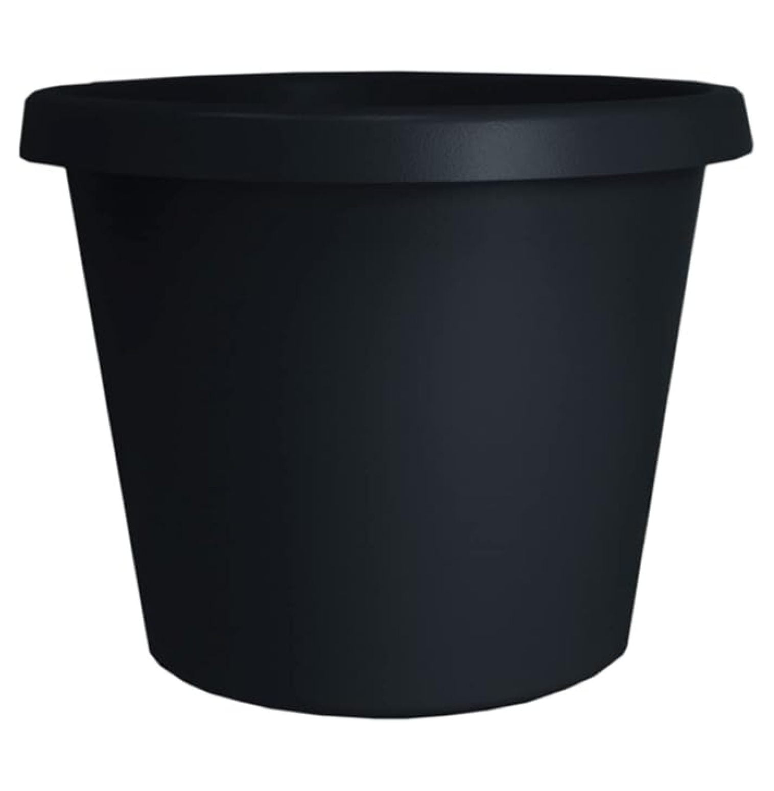 20 Inch Round Prima Planter - Large Plastic Plant Pot with Rolled Rim ...