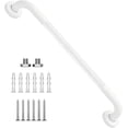 20 Inch Shower Grab Bar 1.25" Dia, White Anti Slip Bathroom Grab Bar ...