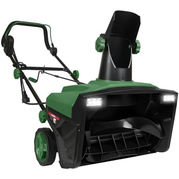 20 Inch Snow Blower, 15Amp Electric Snow Thrower with 10 Inch Clearing ...