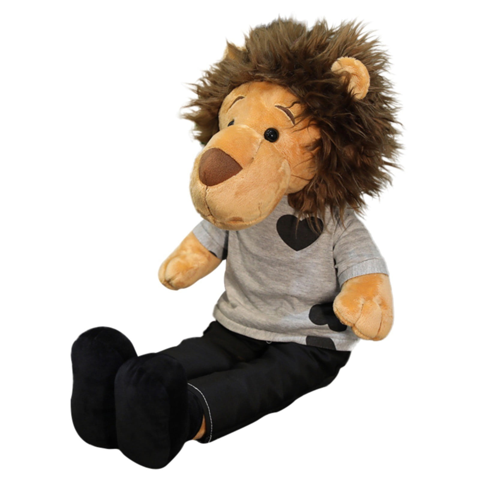 20 Inch Stuffed Animal Lion Plush Toys Long Legs Simulation Lion ...