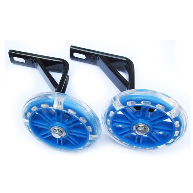 20 Inch Universal Training Wheels Mini Broom Stabilizer Auxiliary Child Blue - Walmart.com