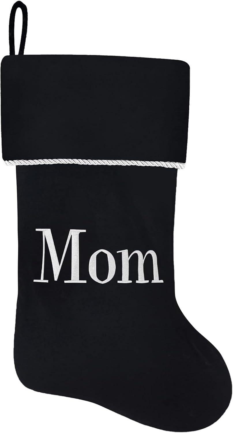 20 Inches Initial Monogram Christmas Stocking, Personalized Large ...