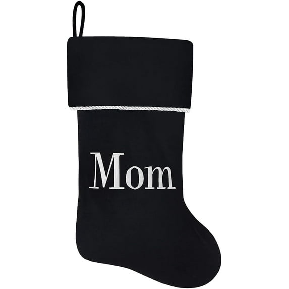 20 Inches Initial Monogram Christmas Stocking, Personalized Large ...