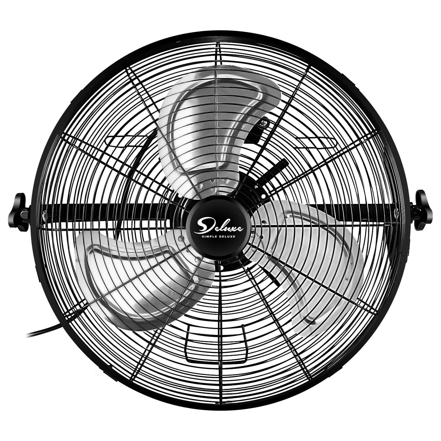 20" Industrial Wall Mount Fan,3 Speed Commercial Ventilation Metal Fan ...