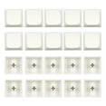 20 Keys PBT Keycap XDA Profile 1U Not Engraving Blank Key Cover Unique ...