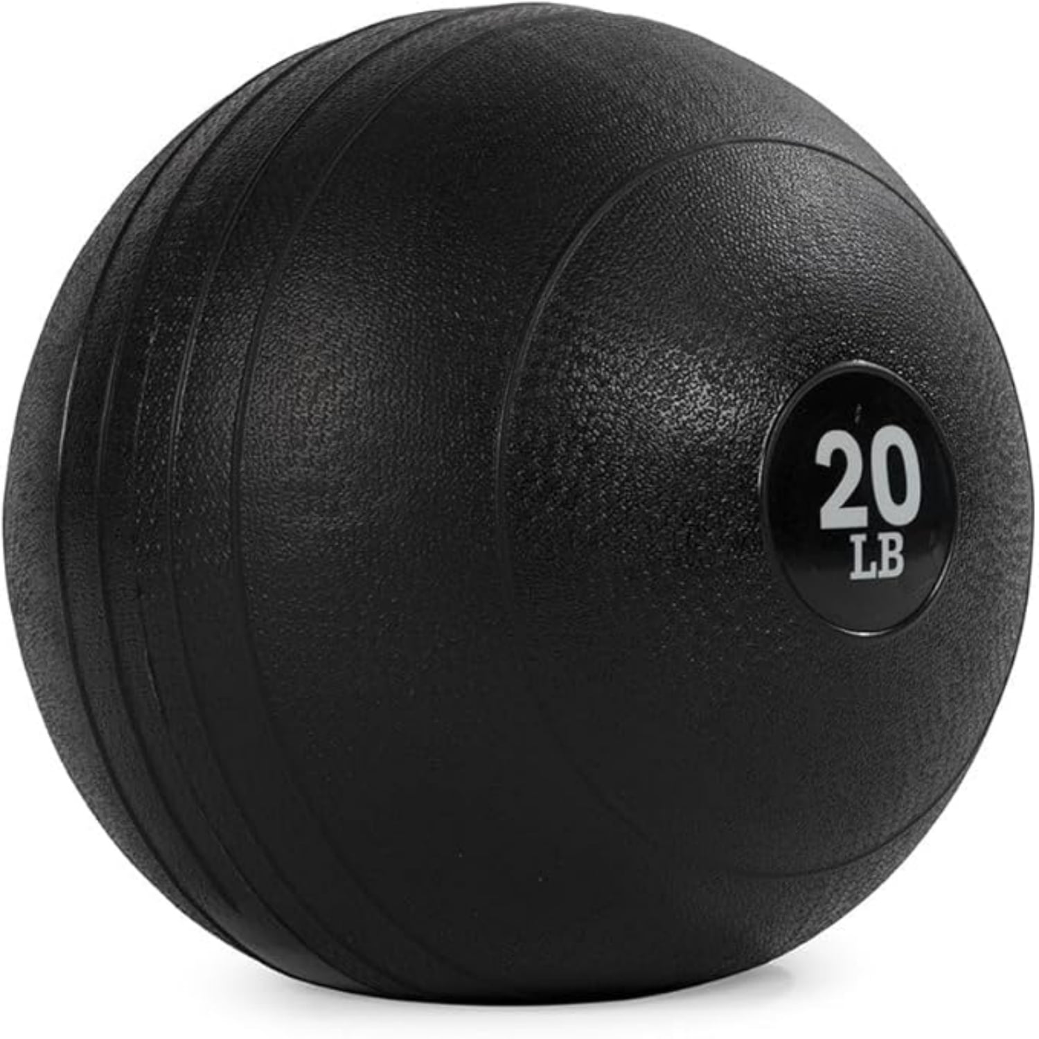 20 LB Rubber Slam Ball, Dead Weight Ball Absorbs Impact, Minimal Bounce ...