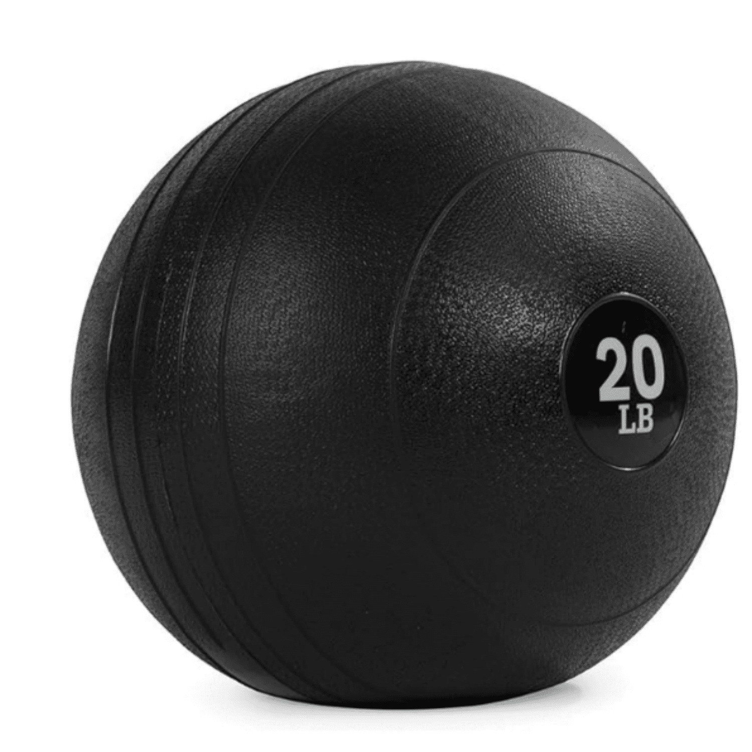 20 LB Rubber Slam Ball, Dead Weight Ball Absorbs Impact, Minimal Bounce ...