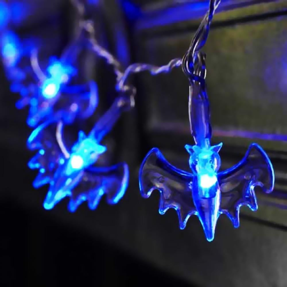 20 LED Bat String Lights - 8.2 ft Halloween String Lights, Waterproof ...