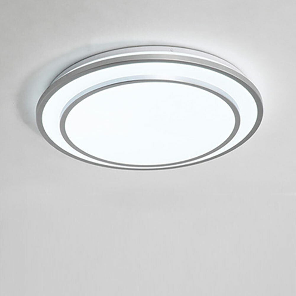20" LED Ceiling Light Dimmable 48W Flush Mount Round Lamp Fixture with Remote - Walmart.com
