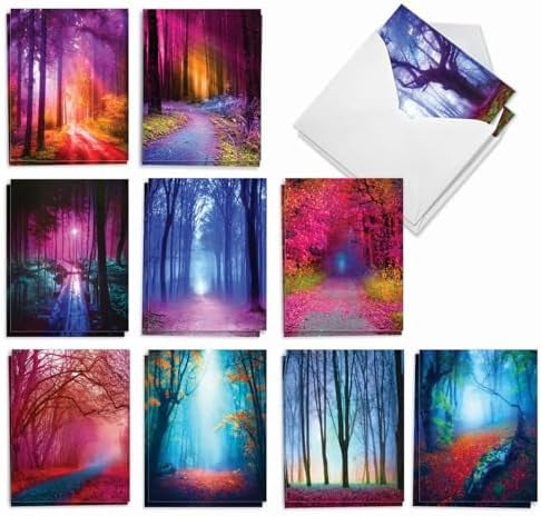 - 20 Landscape Nature Note Cards Blank (4 x 5.12 Inch) (10 Designs, 2 ...