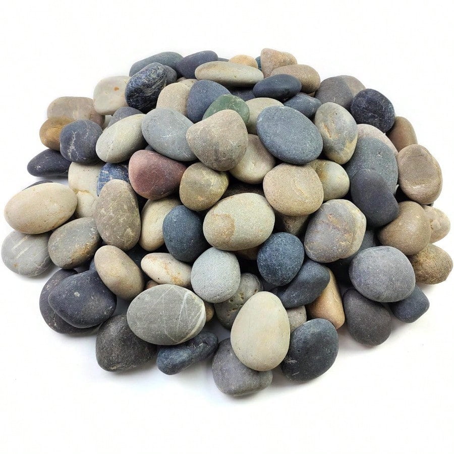 20 Lbs Natural River Rocks Mexican Beach Pebbles 23 Inch Decorative ...