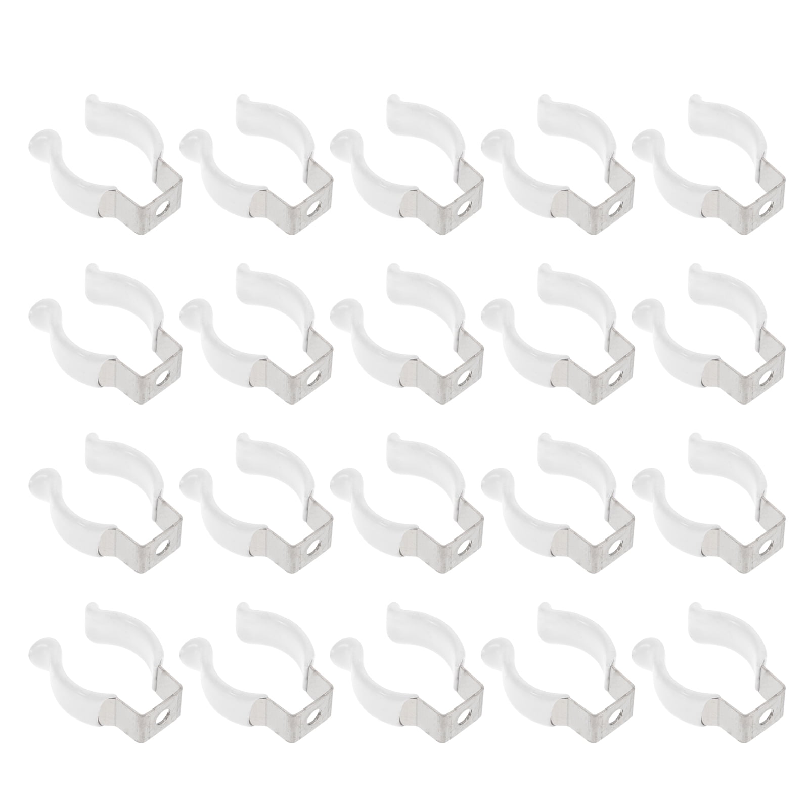 20 Light Tube Mounting Clip DIY LED Fluorescent Tube Fixed Bracket ...