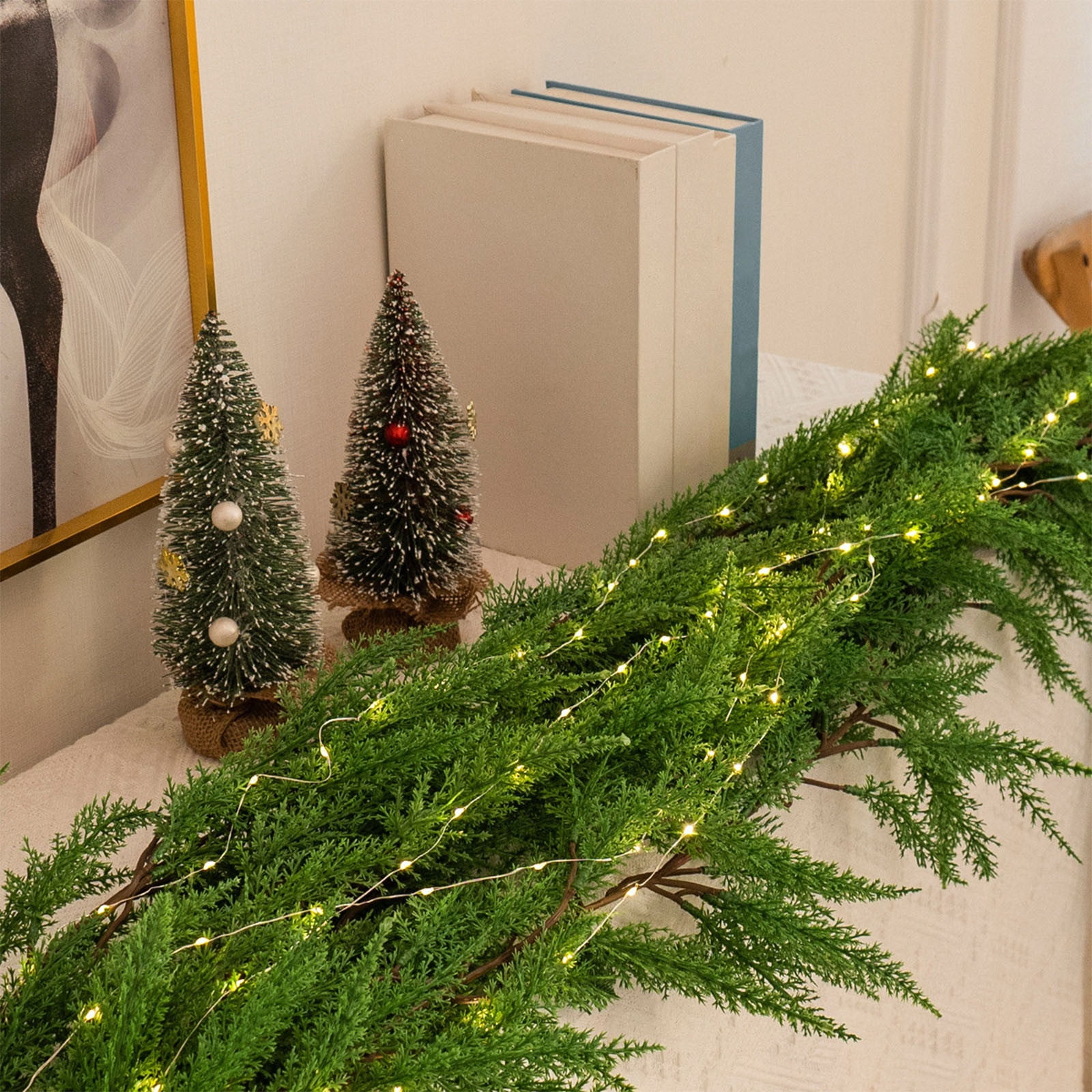 20-Light Warm Yellow String Lights - Battery-Operated (2AA Not Included ...