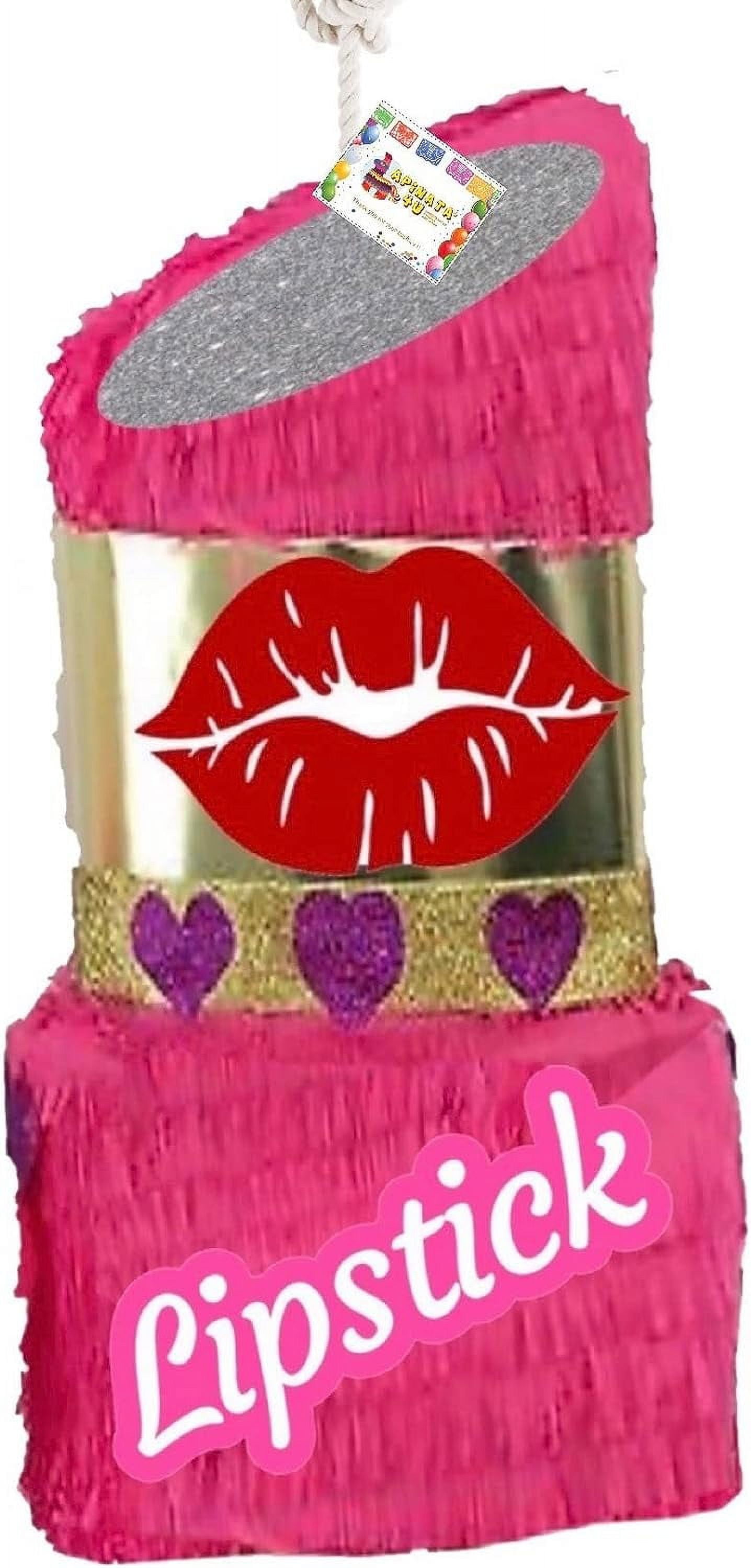 20” Lipstick Pinata Make Up Themed Birthday Party Decorations Make Up ...
