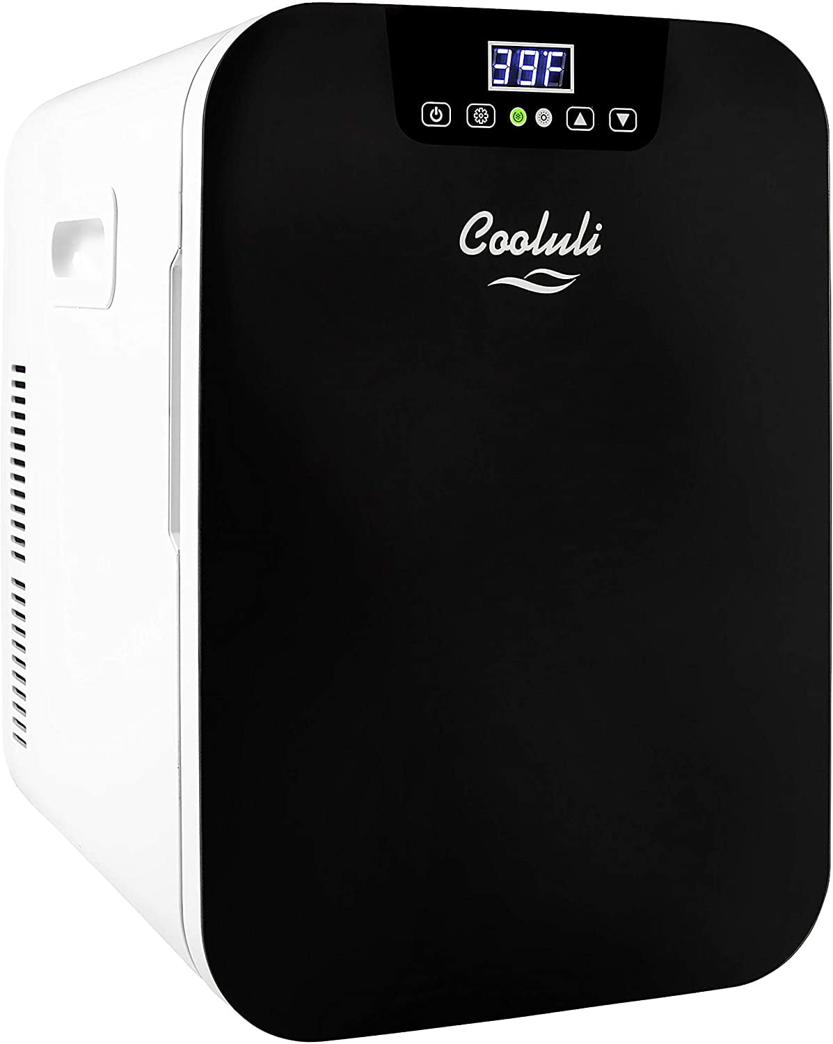 20 Liter Mini Fridge with Temperature Control - Black - Walmart.com