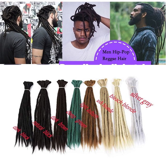 20" Lock Crochet Braids Faux Locs Crochet Hair Ponytail Softlock For ...