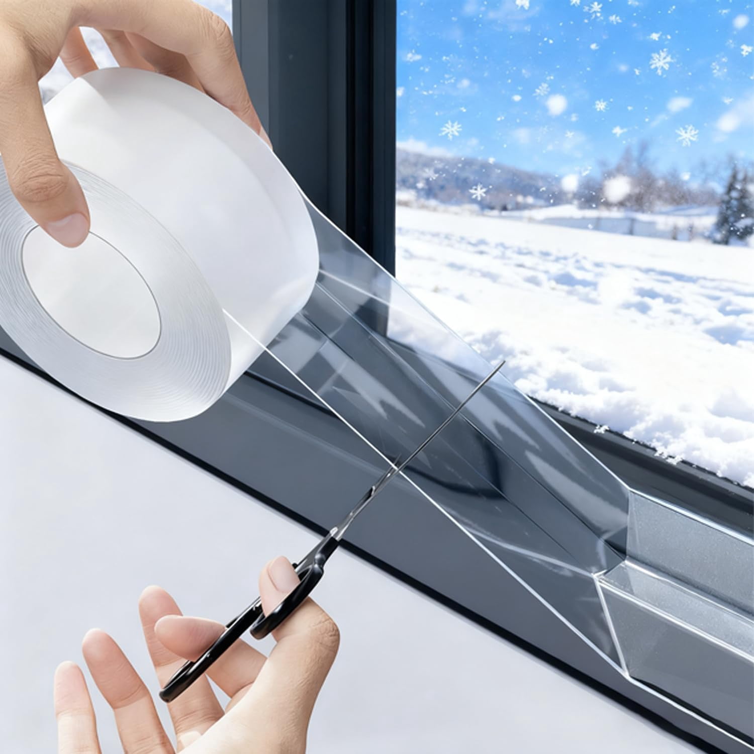 20-Mil Thick Window Insulation for Winter Residue-Free, Heavy Duty ...