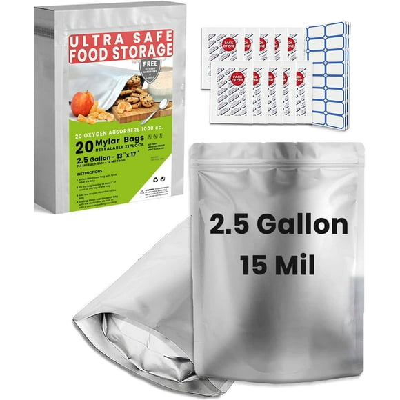 2.5 Gallon Storage Bags