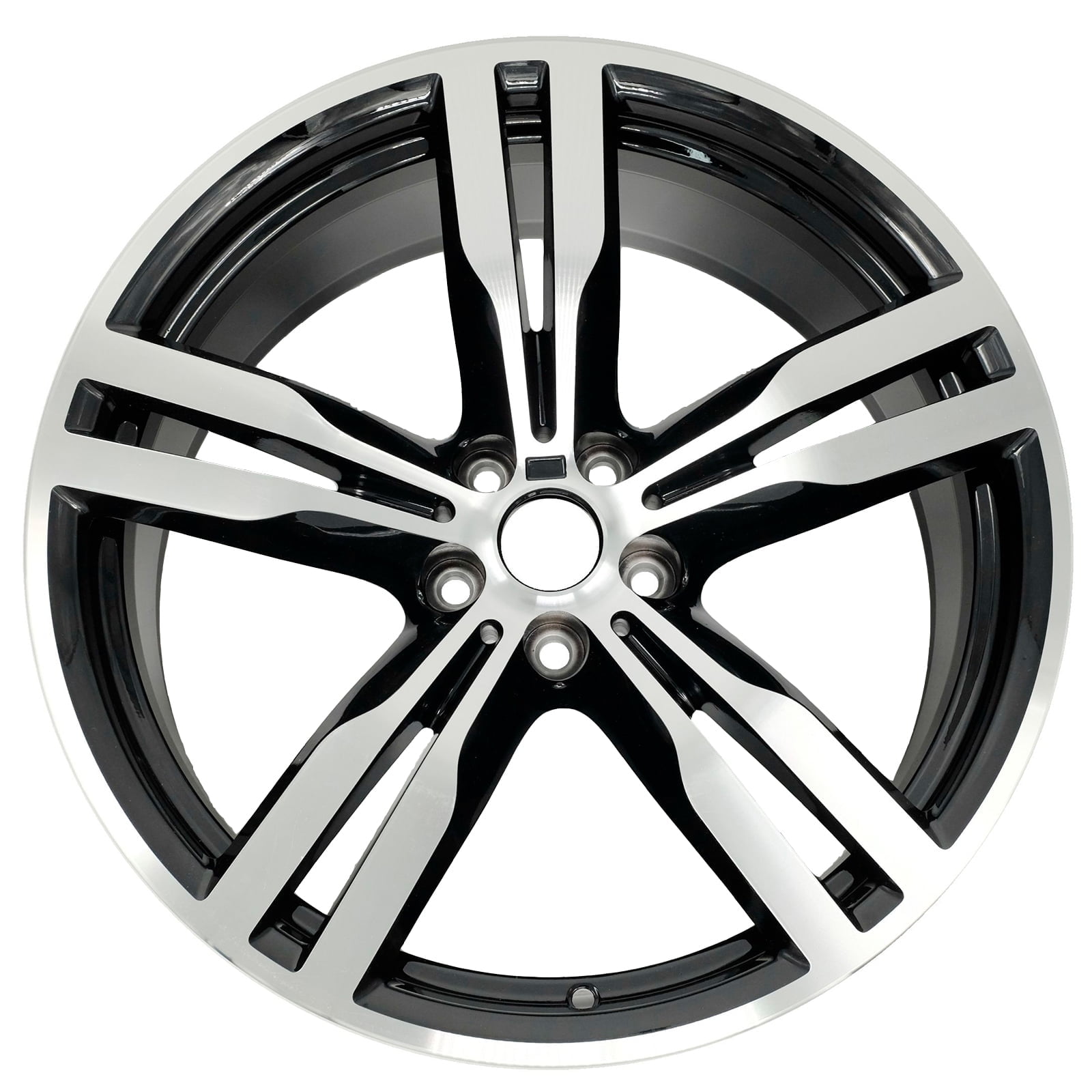 20" NEW Single FRONT 20X8.5 Machined Black Wheel for BWM 6-Series 7 ...