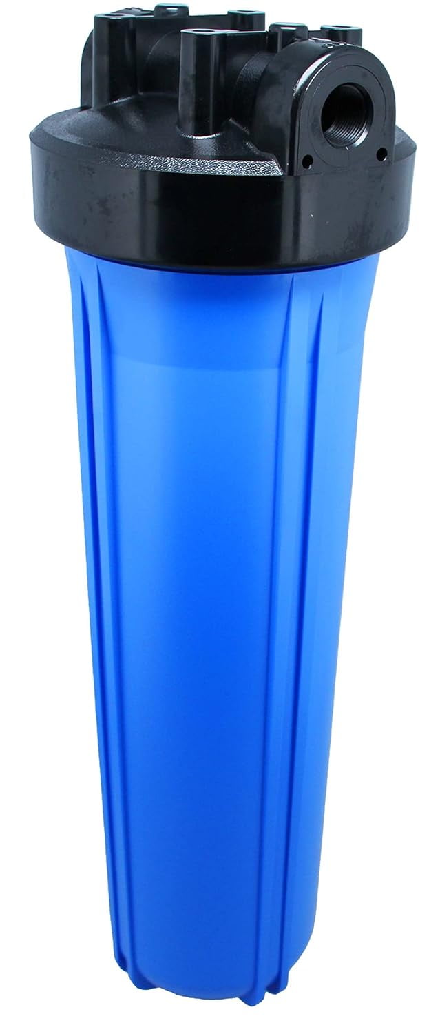 20" Neo-Pure Black/Blue Filter Housing | Blue Sump with Black Cap | No ...
