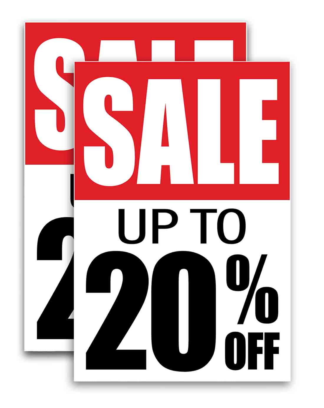 20 Off Special (24" X 36") Vinyl Decal Only (Pack of 2) |Sign|Sticker ...