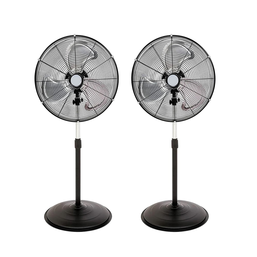 20" Oscillating Fan with Remote, Powerful Stand Electric Fan – 3-Speed ...