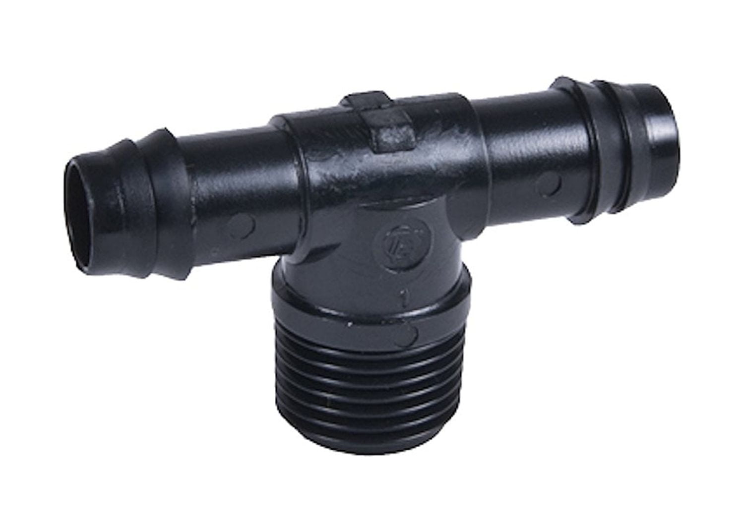 20-PACK - 1/2 Barb Drip Tubing Adapter TEE Threaded Fitting MNPT (1/2 ...