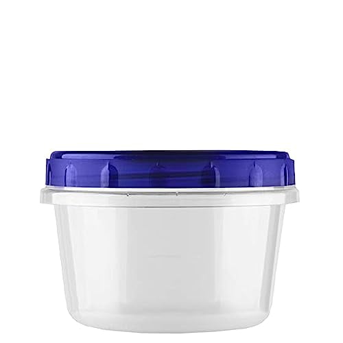 [20 PACK] Airtight Reusable Plastic Food Storage Containers with Twist ...